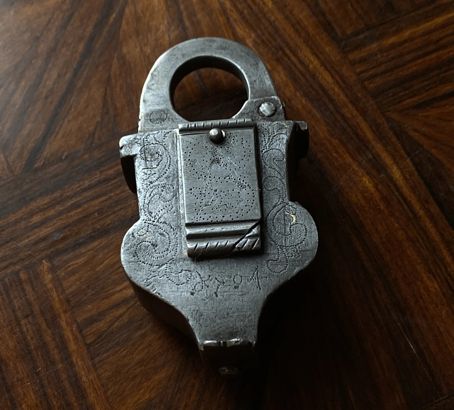 Antique German Wood Lock