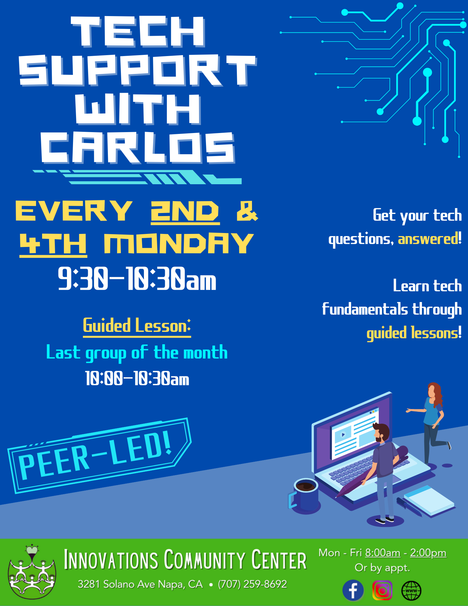 Activities & Groups — Innovations Community Center | Napa County