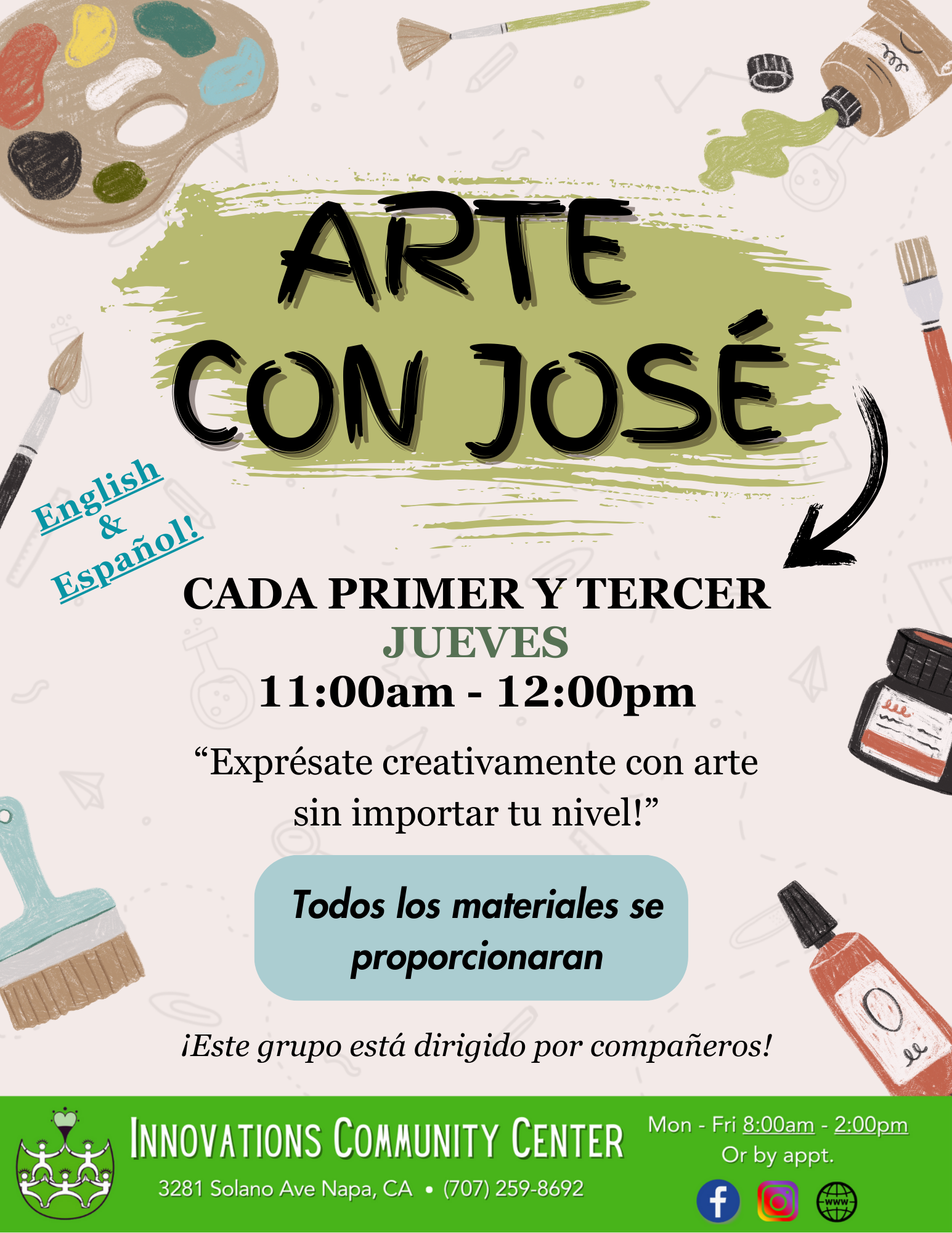 Activities & Groups — Innovations Community Center | Napa County