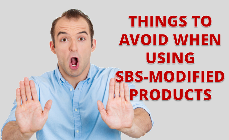 Things to Avoid When Using SBS-Modified Products — MFM Building ...