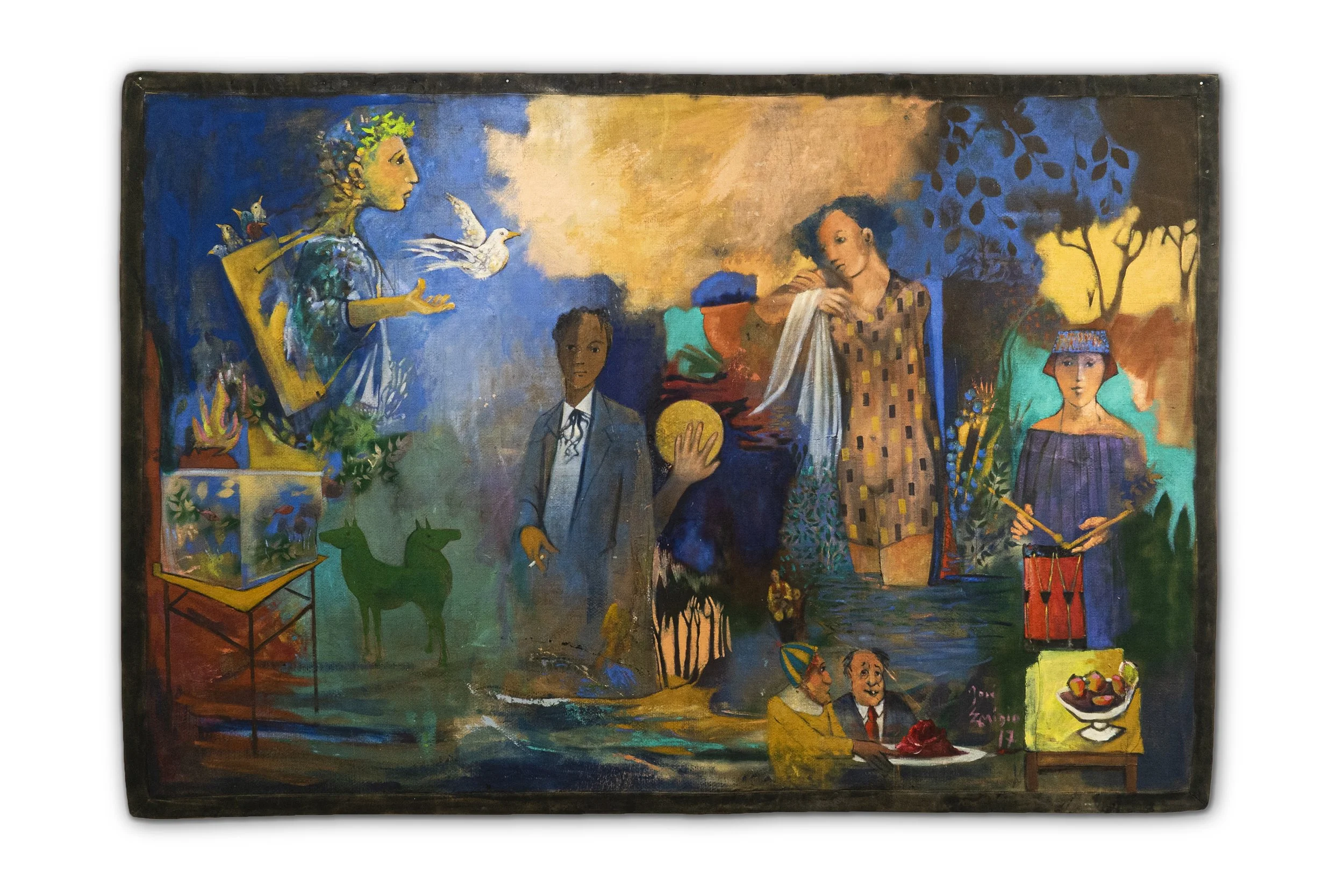 No Teatro das Emoções | José Emídio (1956, Portugal) — Eritage Art Projects