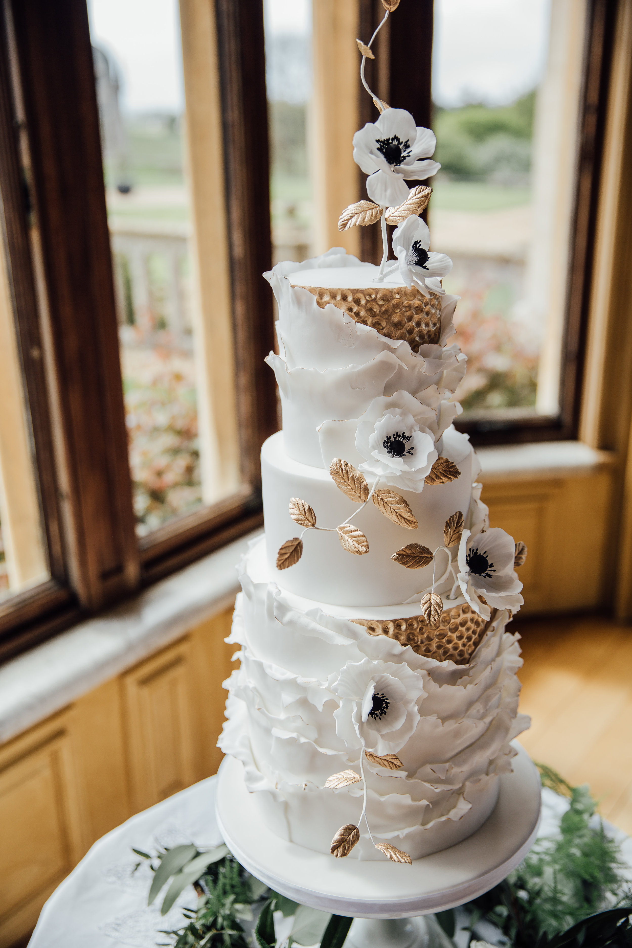 A Raimon Bundo Gown With Bespoke Gold Beaded Embroidery Embellishments ...