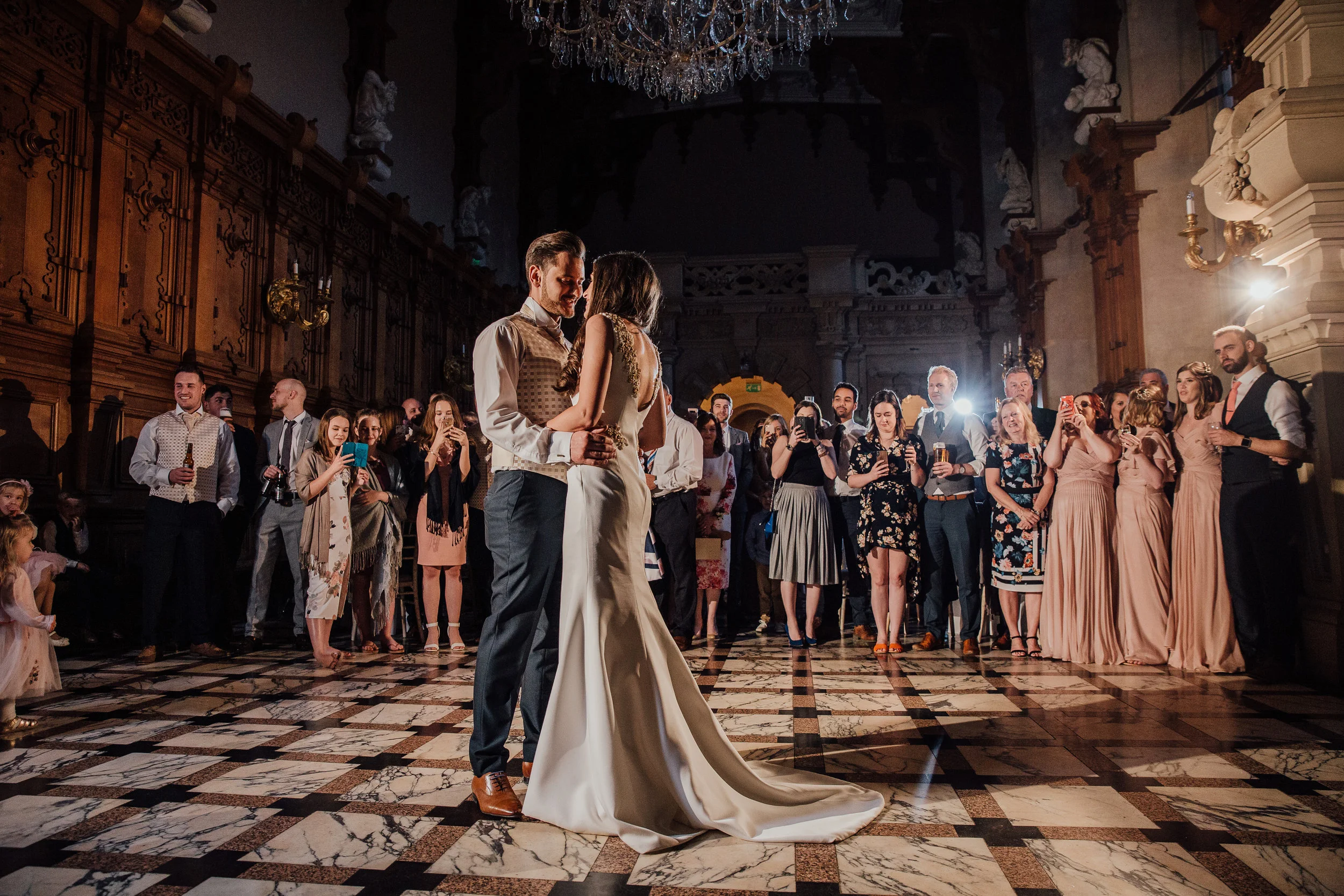 A Raimon Bundo Gown With Bespoke Gold Beaded Embroidery Embellishments ...