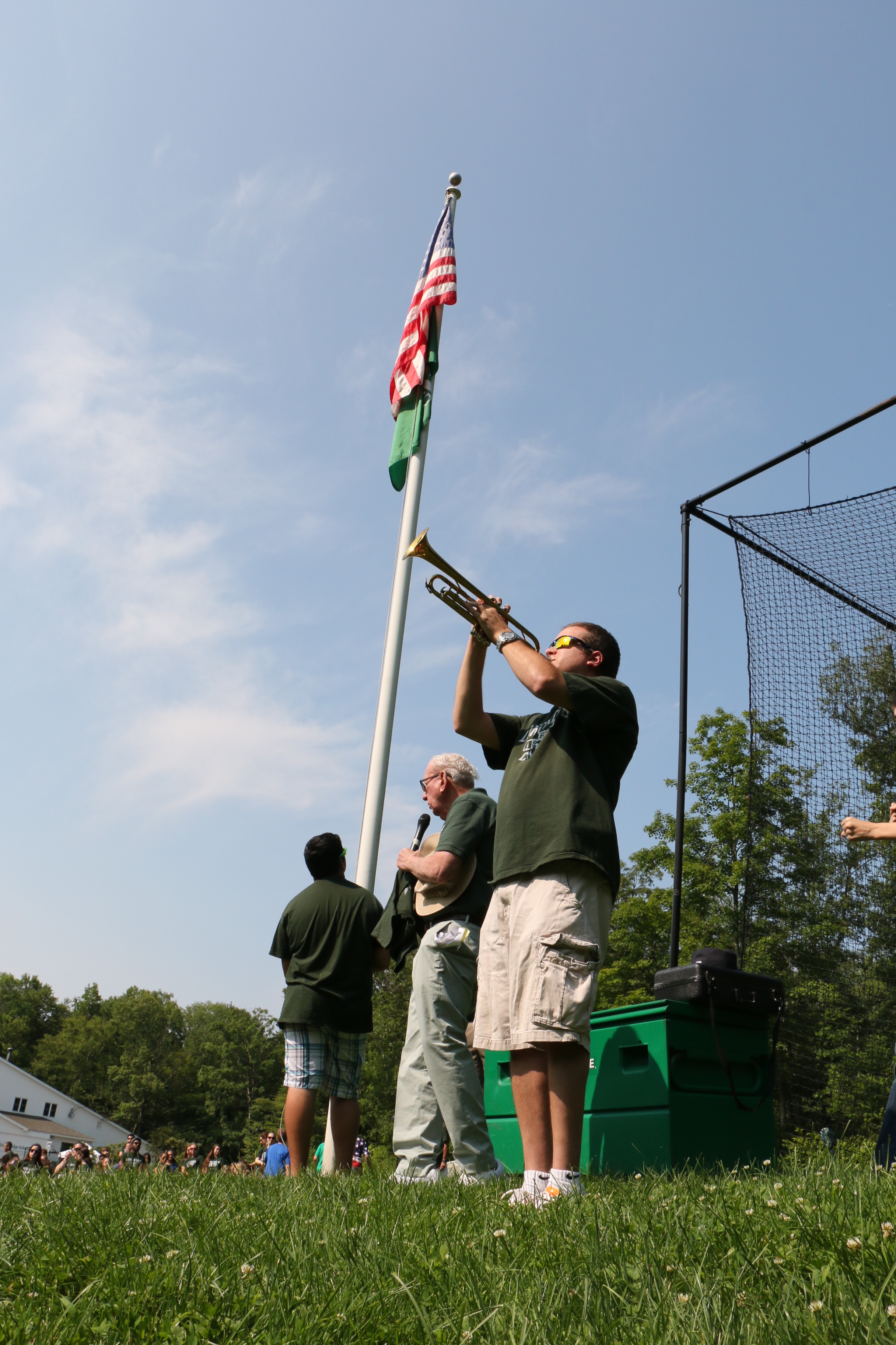 Flag Raising & Lowering — Long Ridge Camp