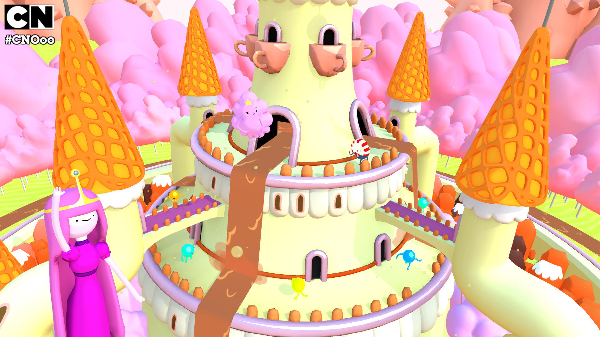Adventure Time Candy Kingdom Cake