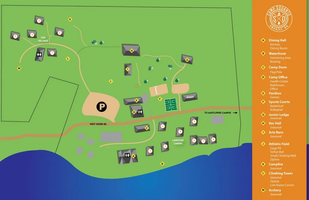 Map and Directions — Pilgrim Pines