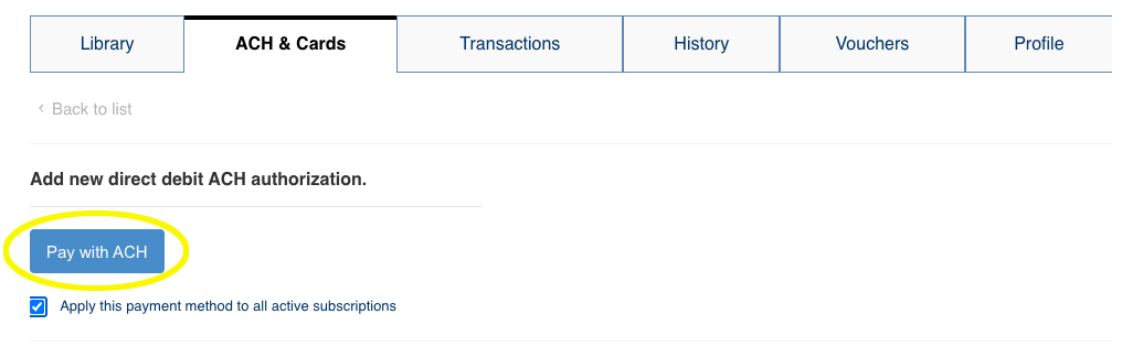 Help with ACH Setup | Inside Philanthropy