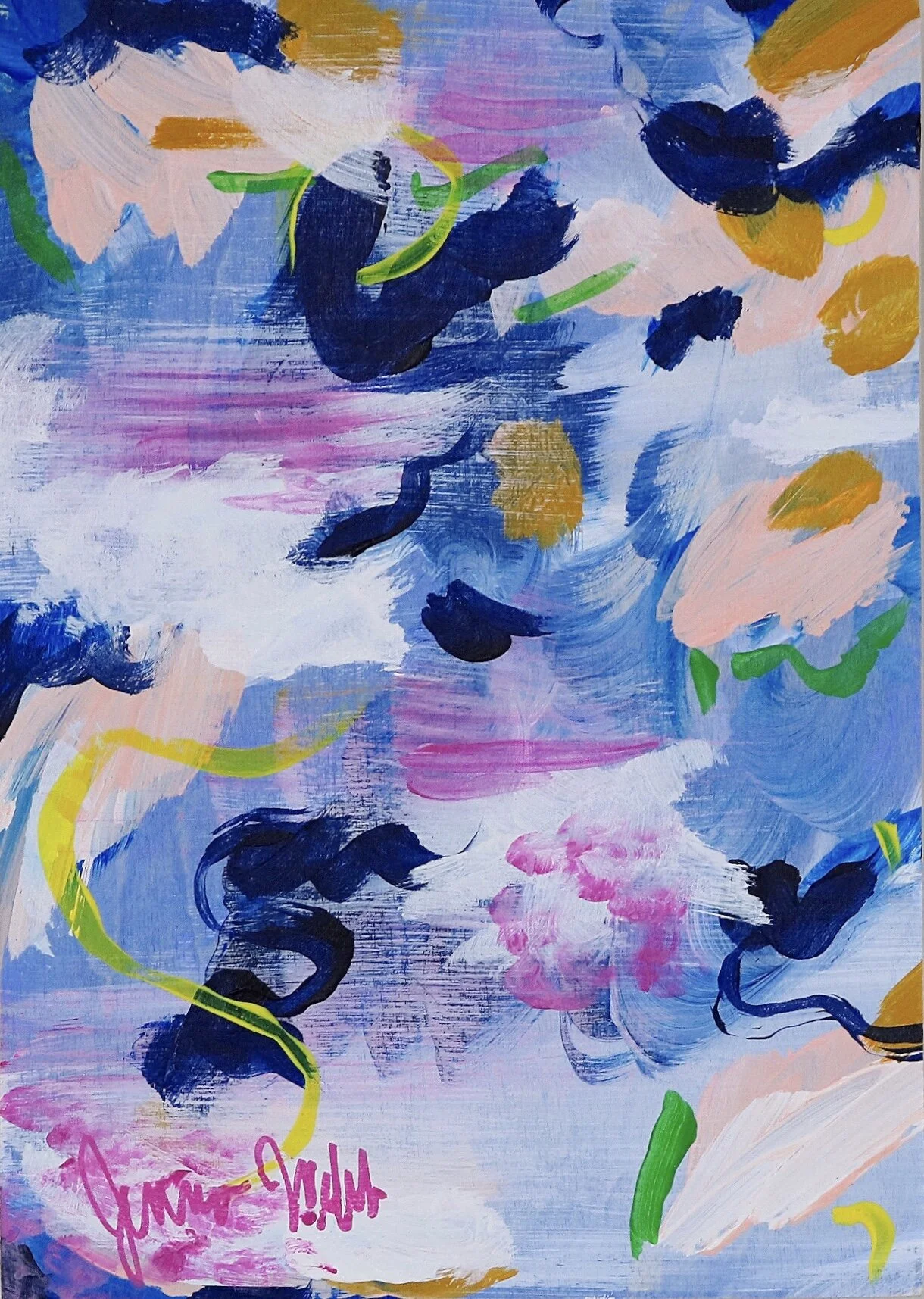 Jenna Webb Art—Original Abstract Art and Mixed Media, Alcohol Ink ...