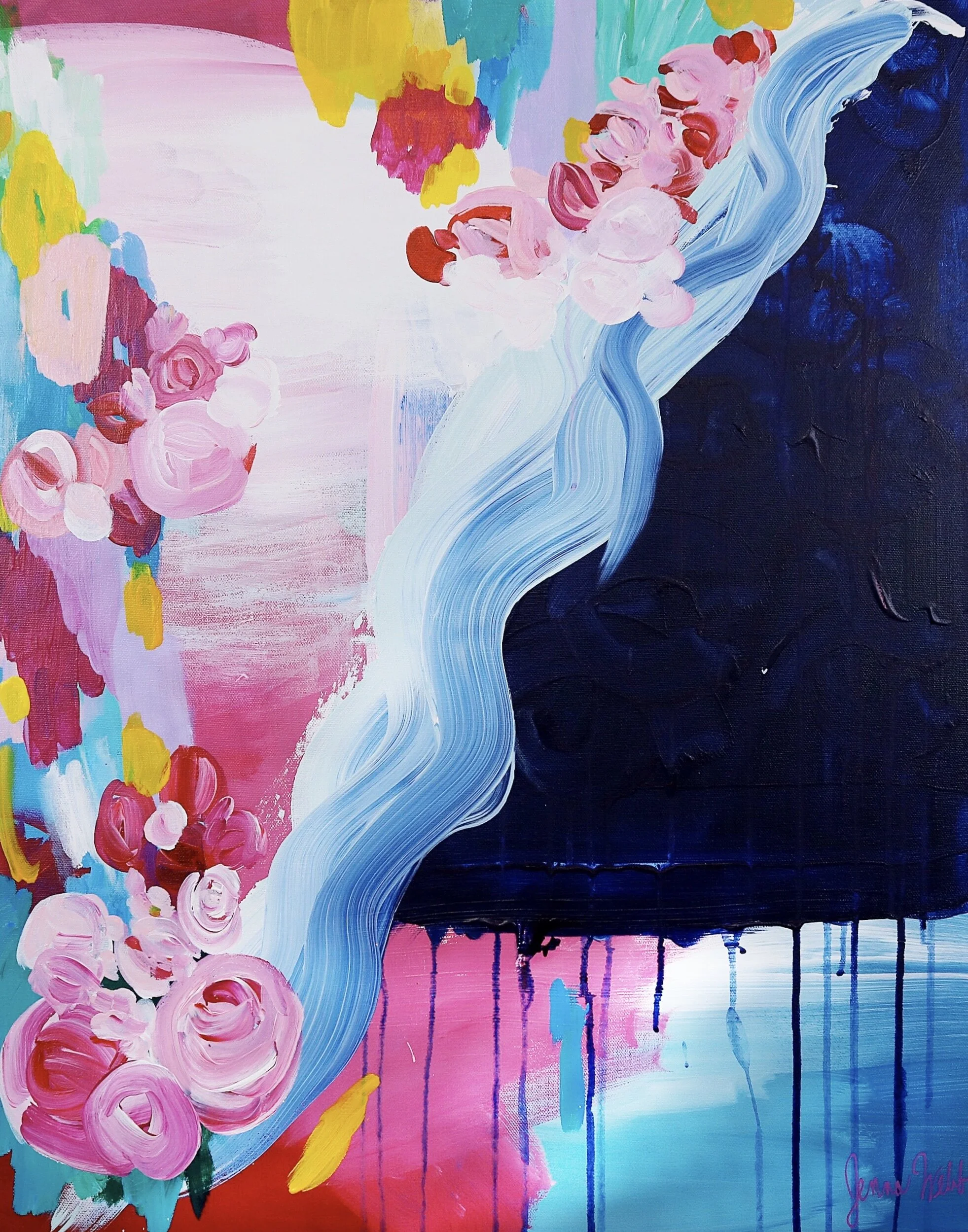 Jenna Webb Art—Original Abstract Art and Mixed Media, Alcohol Ink ...