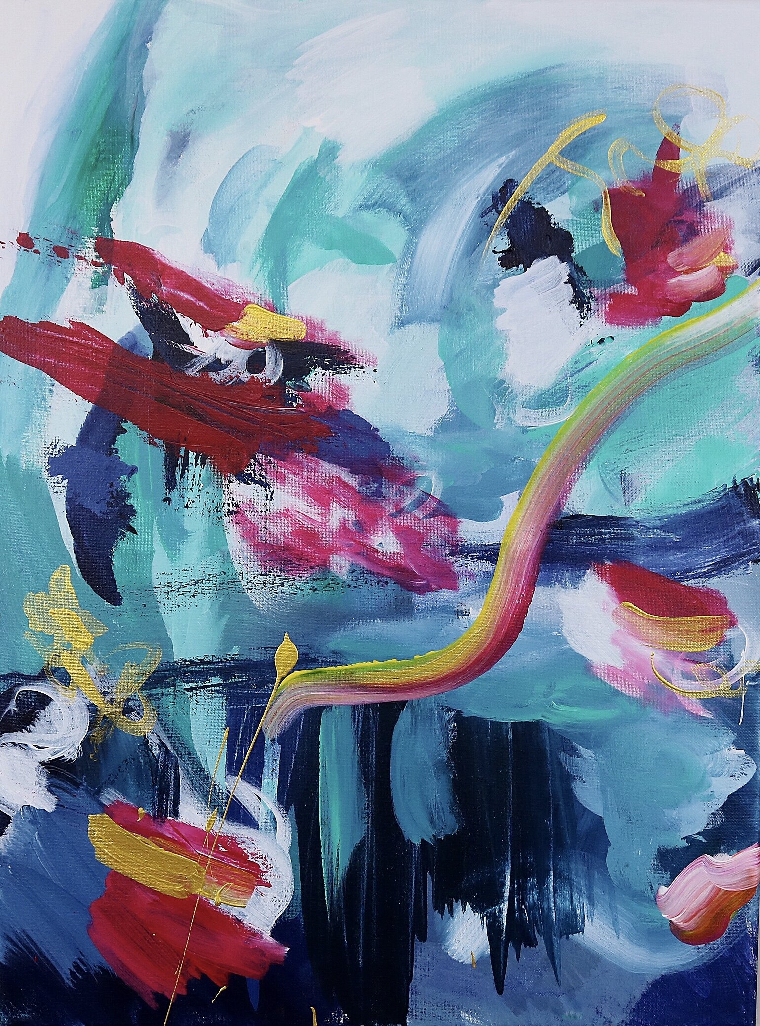 Jenna Webb Art—Original Abstract Art and Mixed Media, Alcohol Ink ...