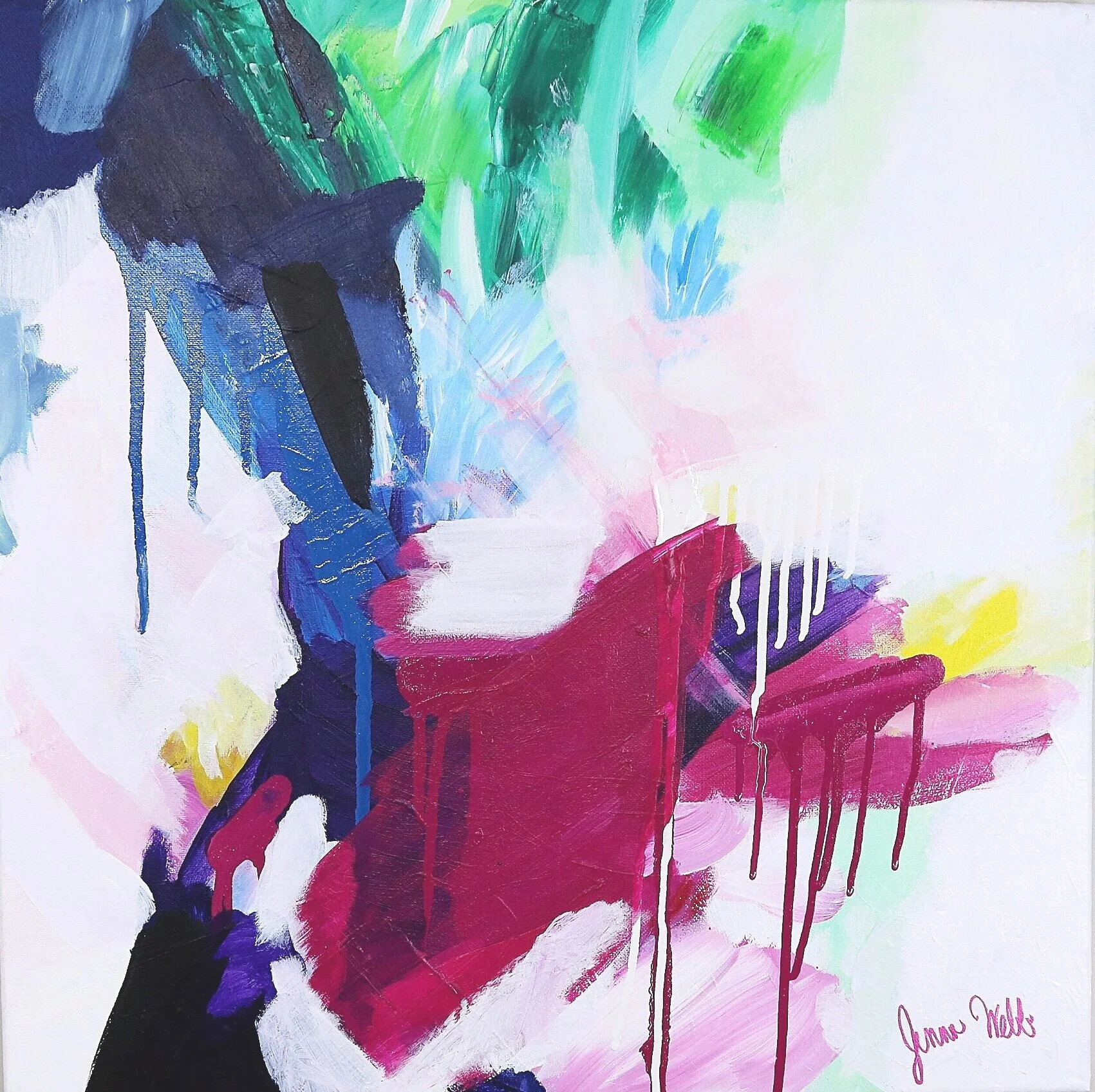 Jenna Webb Art—Original Abstract Art and Mixed Media, Alcohol Ink ...