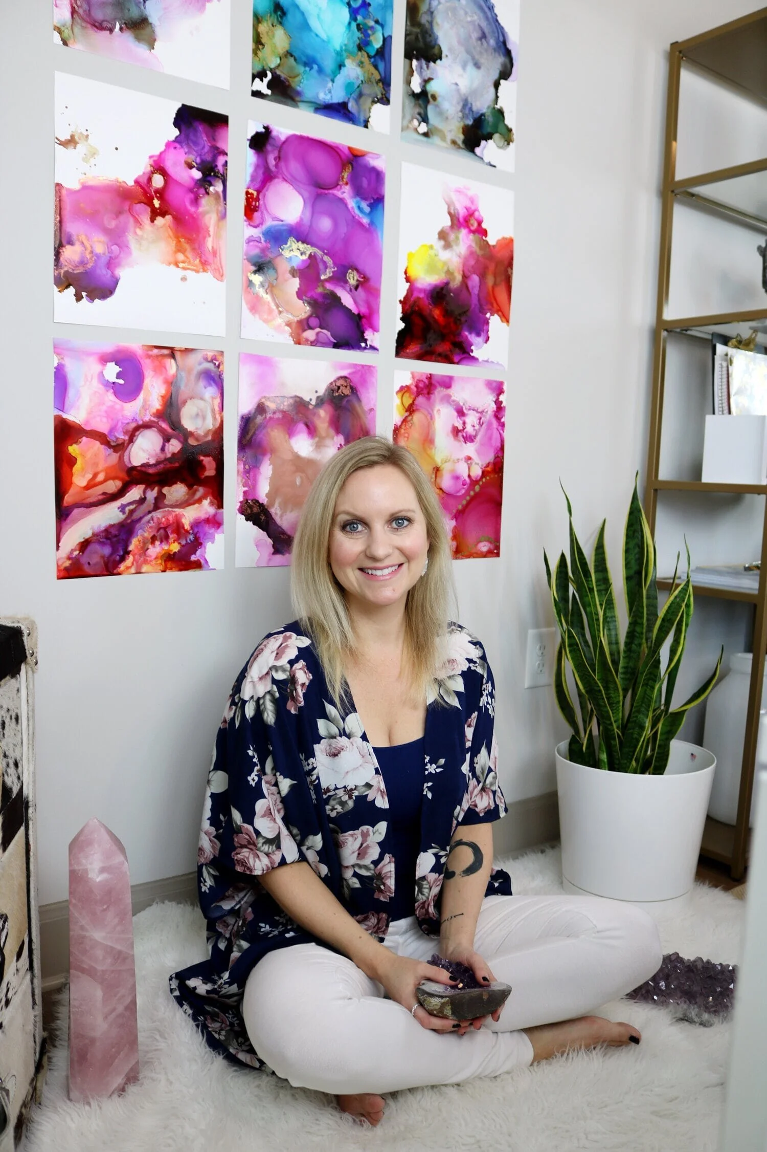 Jenna Webb Art—Advanced Alcohol Ink Techniques and Tips to Sell Art Online