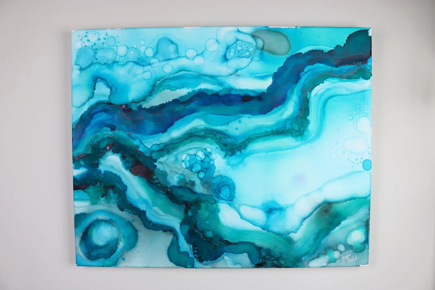 Jenna Webb Art—Advanced Alcohol Ink Techniques and Tips to Sell Art Online