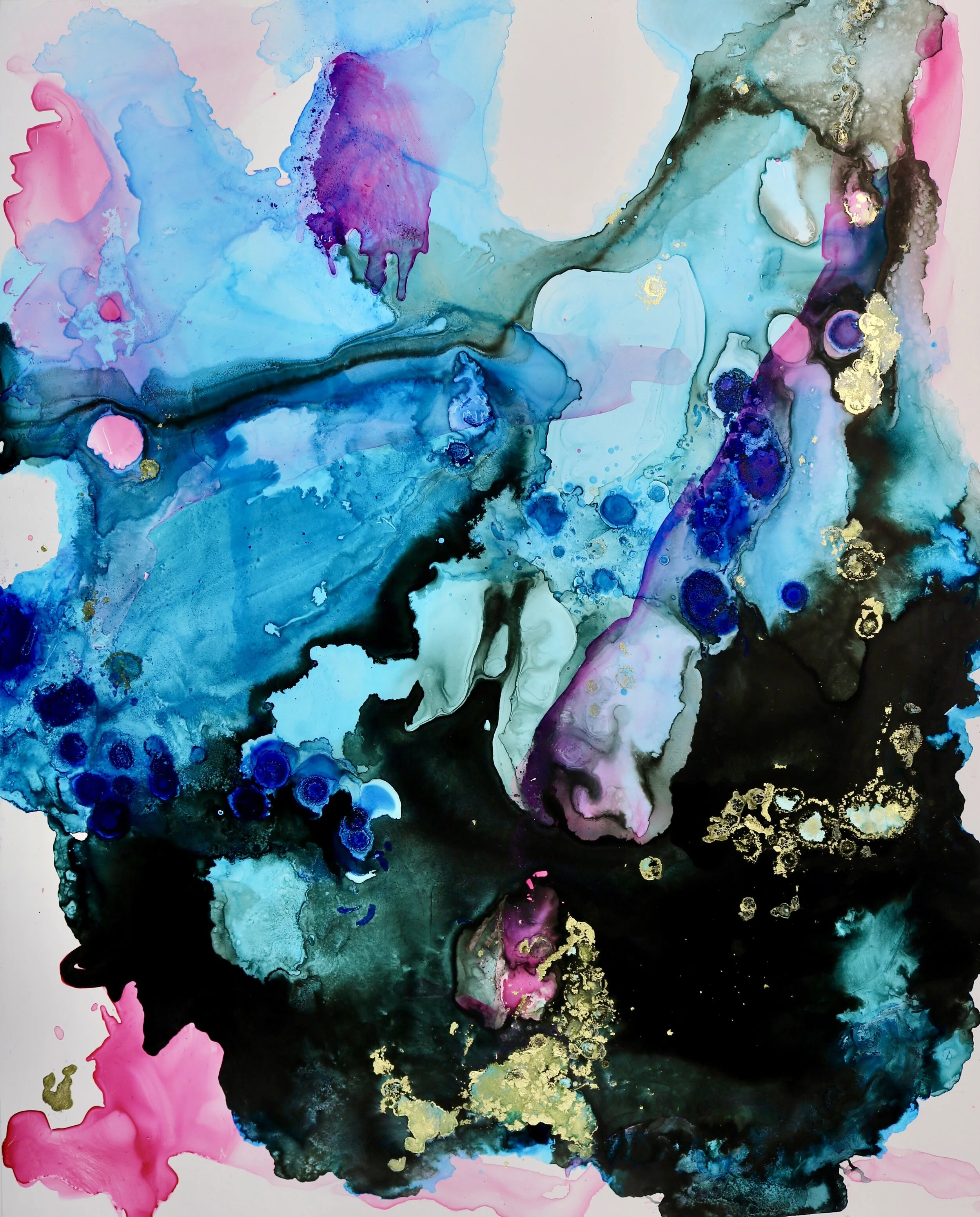 Jenna Webb Art—Original Abstract Art and Mixed Media, Alcohol Ink ...