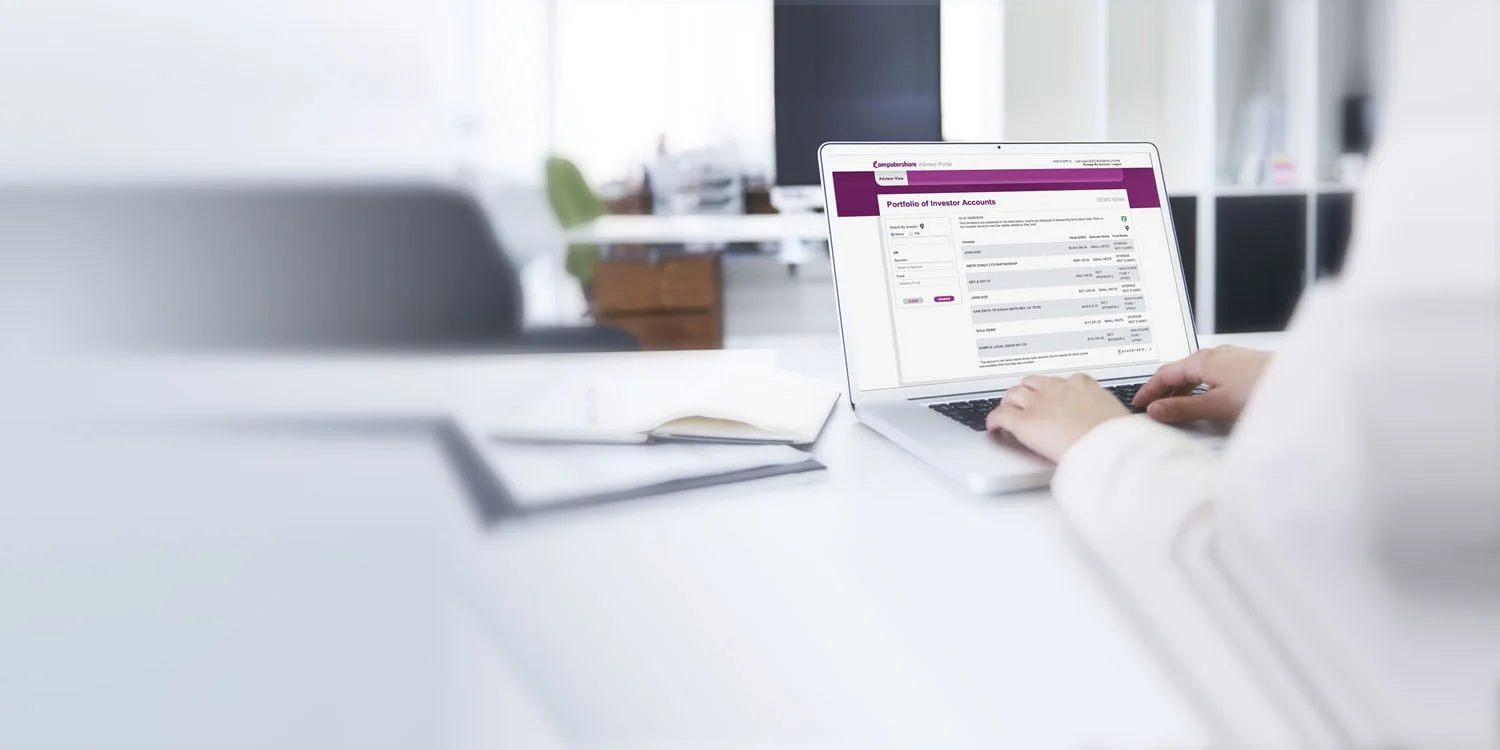 Advisor Portal | Computershare