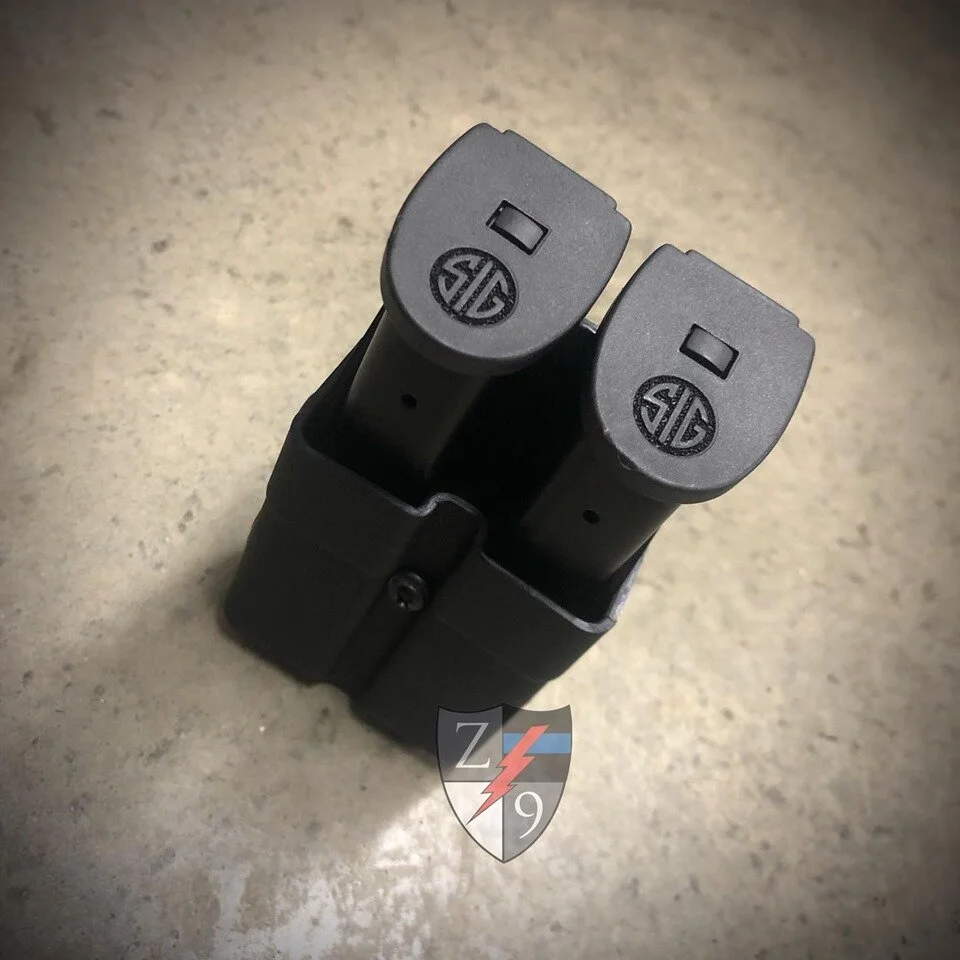 Zero 9 Black Kydex Duty Double Mag Pouch — ATLAS Consulting Group, LLC ...