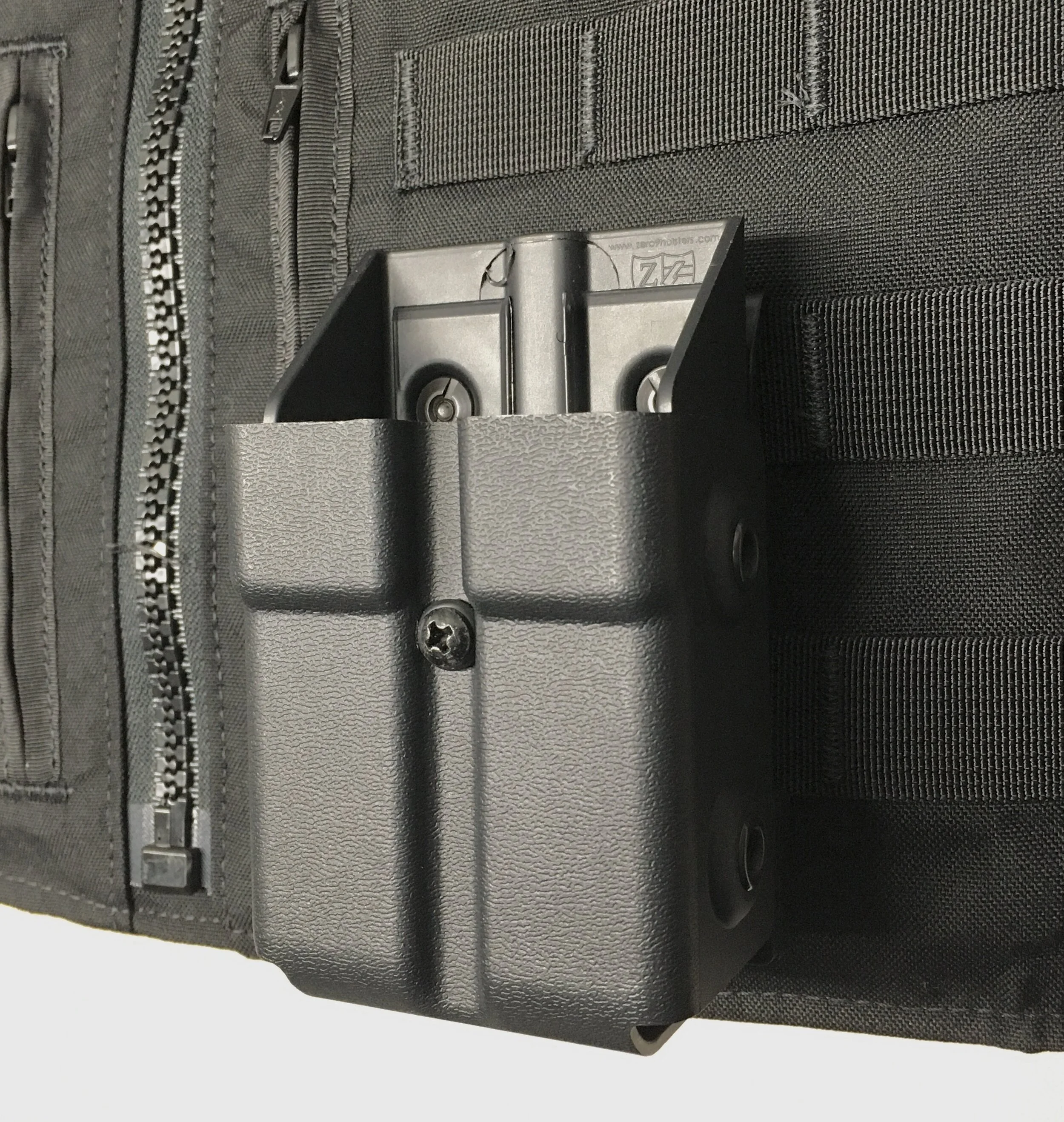 Zero 9 Black Kydex Duty Double Mag Pouch ATLAS Consulting Group LLC