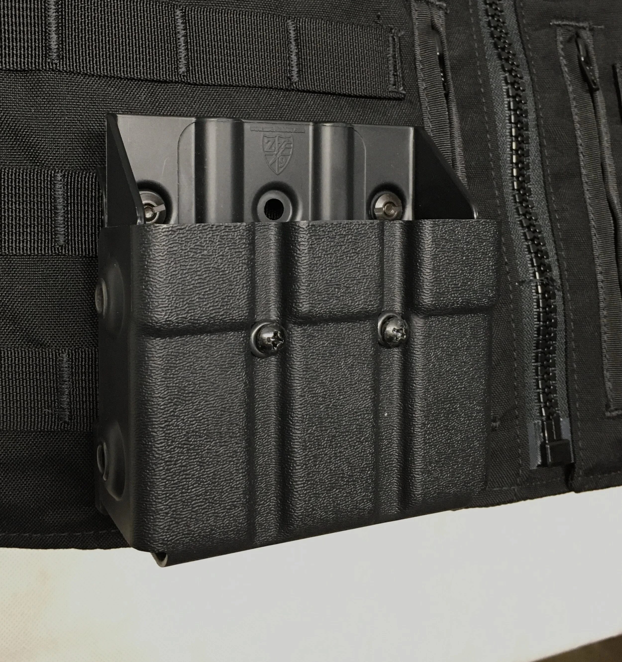Zero 9 Black Kydex Duty Triple Mag Pouch ATLAS Consulting Group LLC