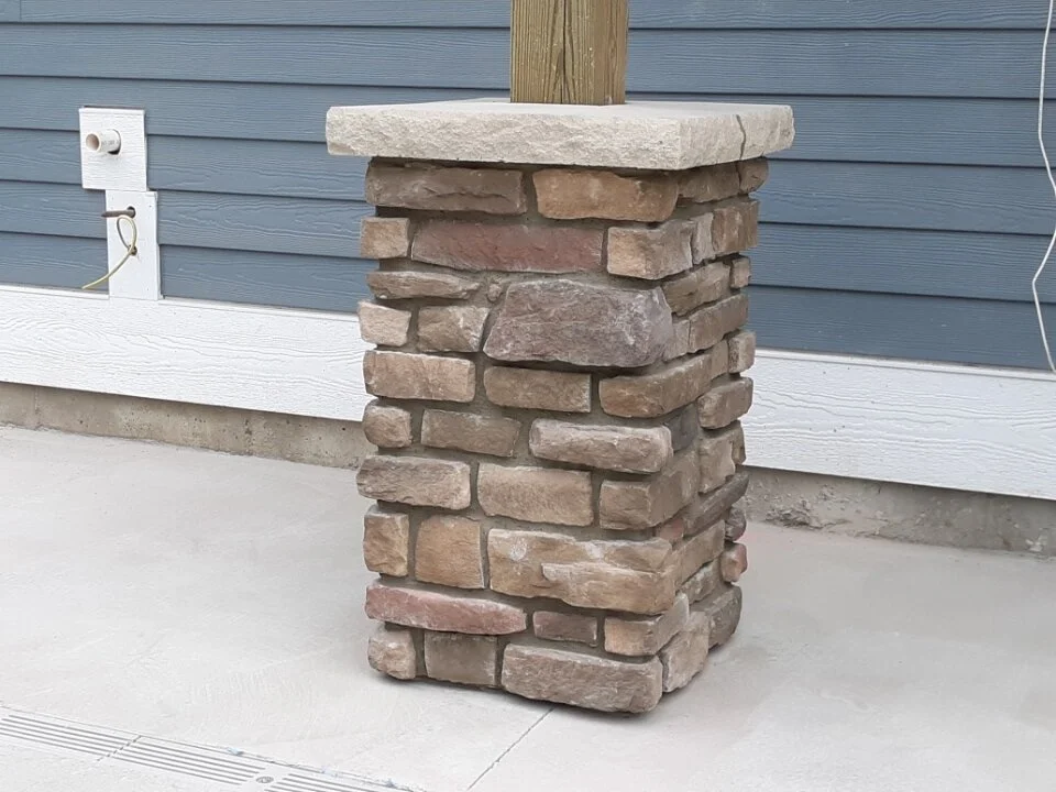 Examples of Stone Columns — American Classic Roofing & Building Supply