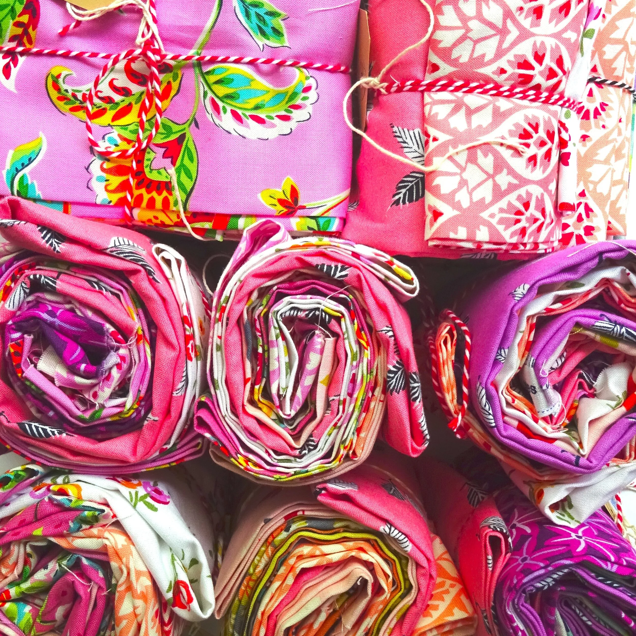 Fat Quarters Rose Sarah Campbell Designs