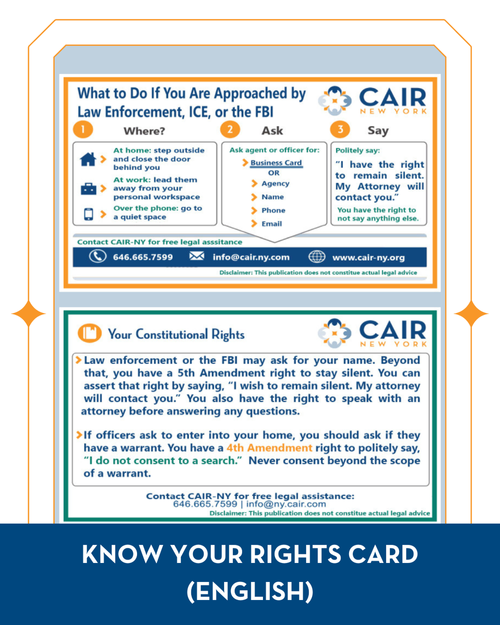 Know Your Rights - Anti-Muslim Discrimination - CAIR New York