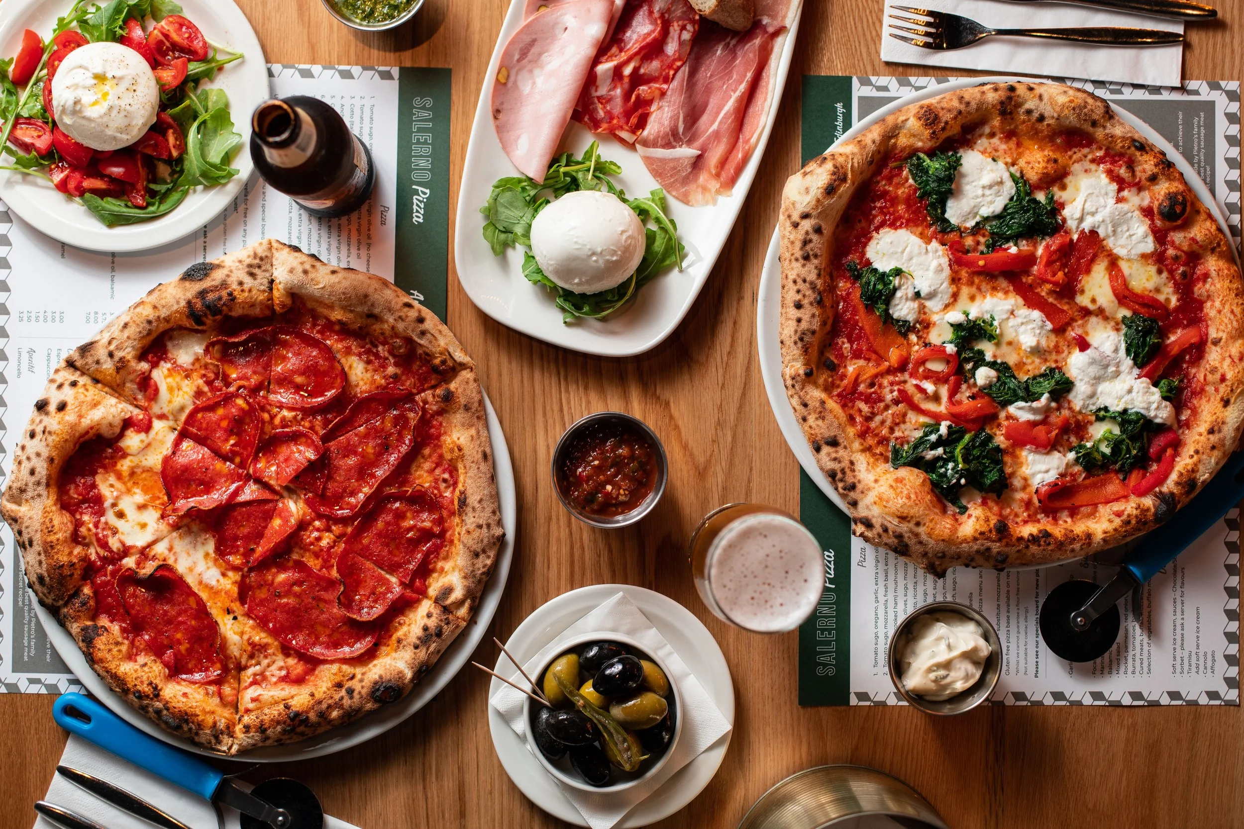 Salerno Pizza - Princes Restaurant Group, Glasgow & Edinburgh, Scotland