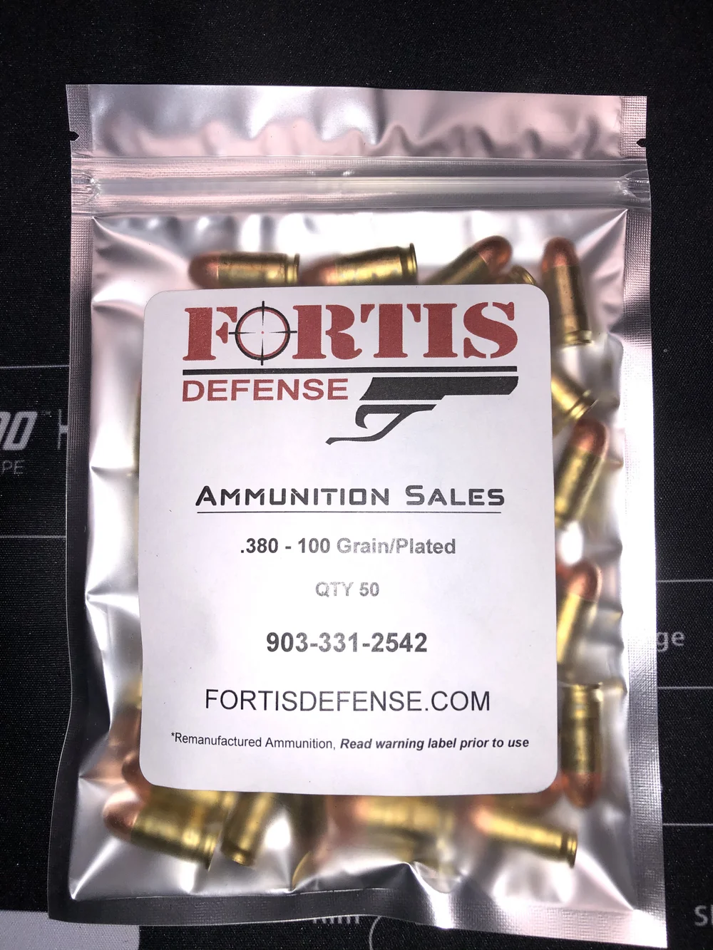 Fortis Ammo Sales — Fortis defense