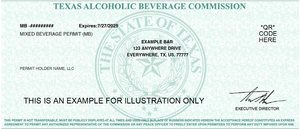 TABC-Required Postings & Signs — Storm Liquor License
