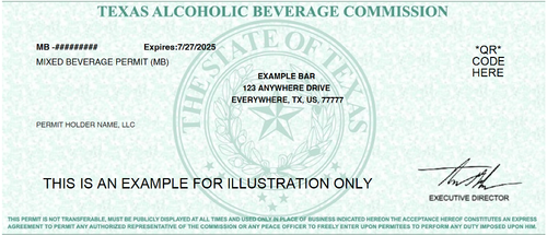 TABC-Required Postings & Signs — Storm Liquor License