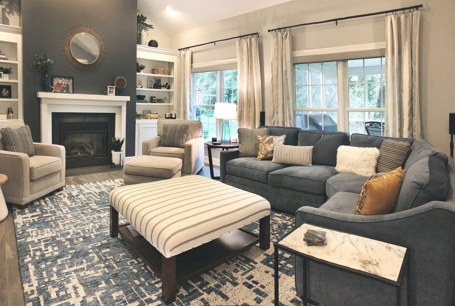 Stylish Family Room - StudioVB | Interior Design