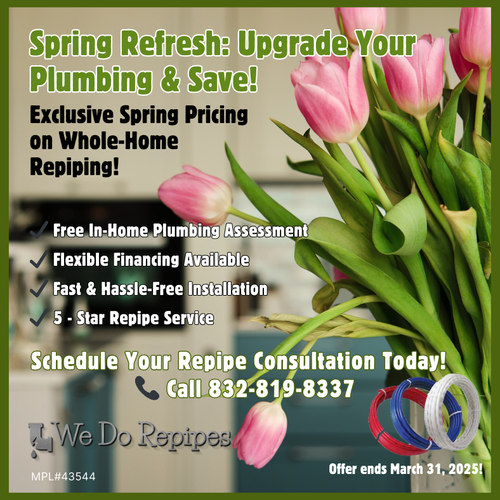 Repipe Quote | Houston, TX | We Do Repipes Inc — We Do Repipes Inc