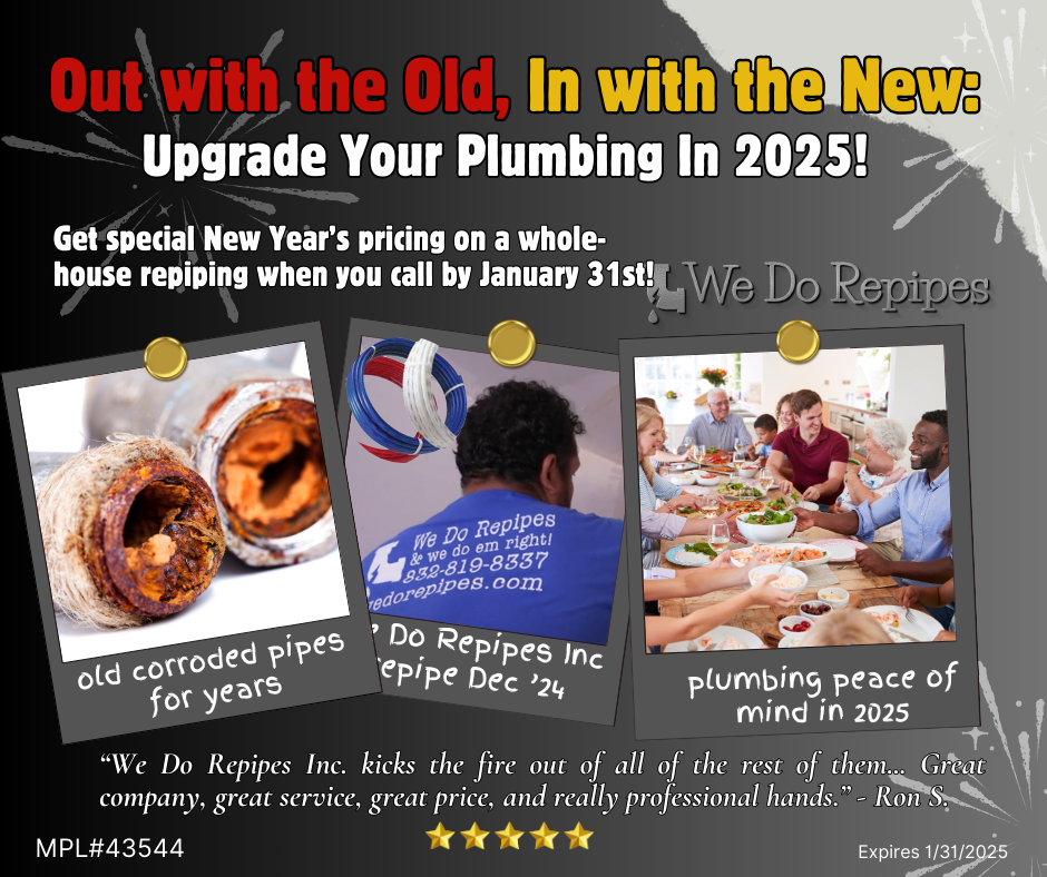 Repipe Pricing | We Do Repipes | Houston, TX — We Do Repipes Inc