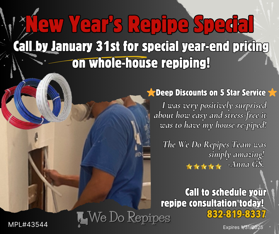 Repipe Quote | Houston, TX | We Do Repipes Inc — We Do Repipes Inc