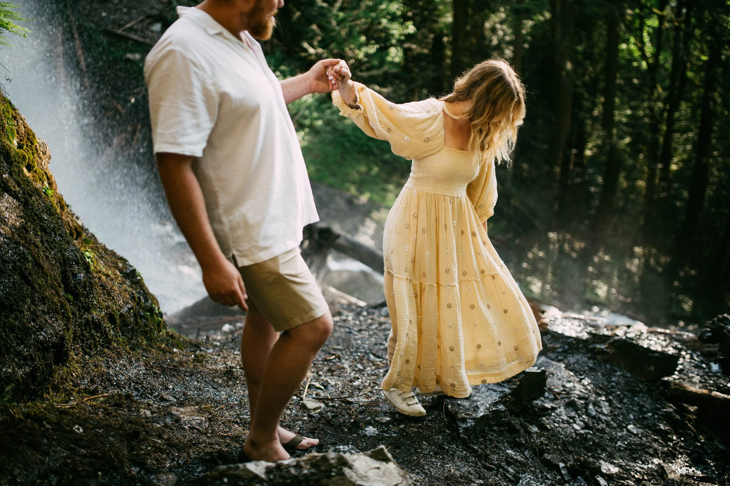 Bridal Veil Falls / Cheam Lake Wetlands Engagement session — Vancouver ...