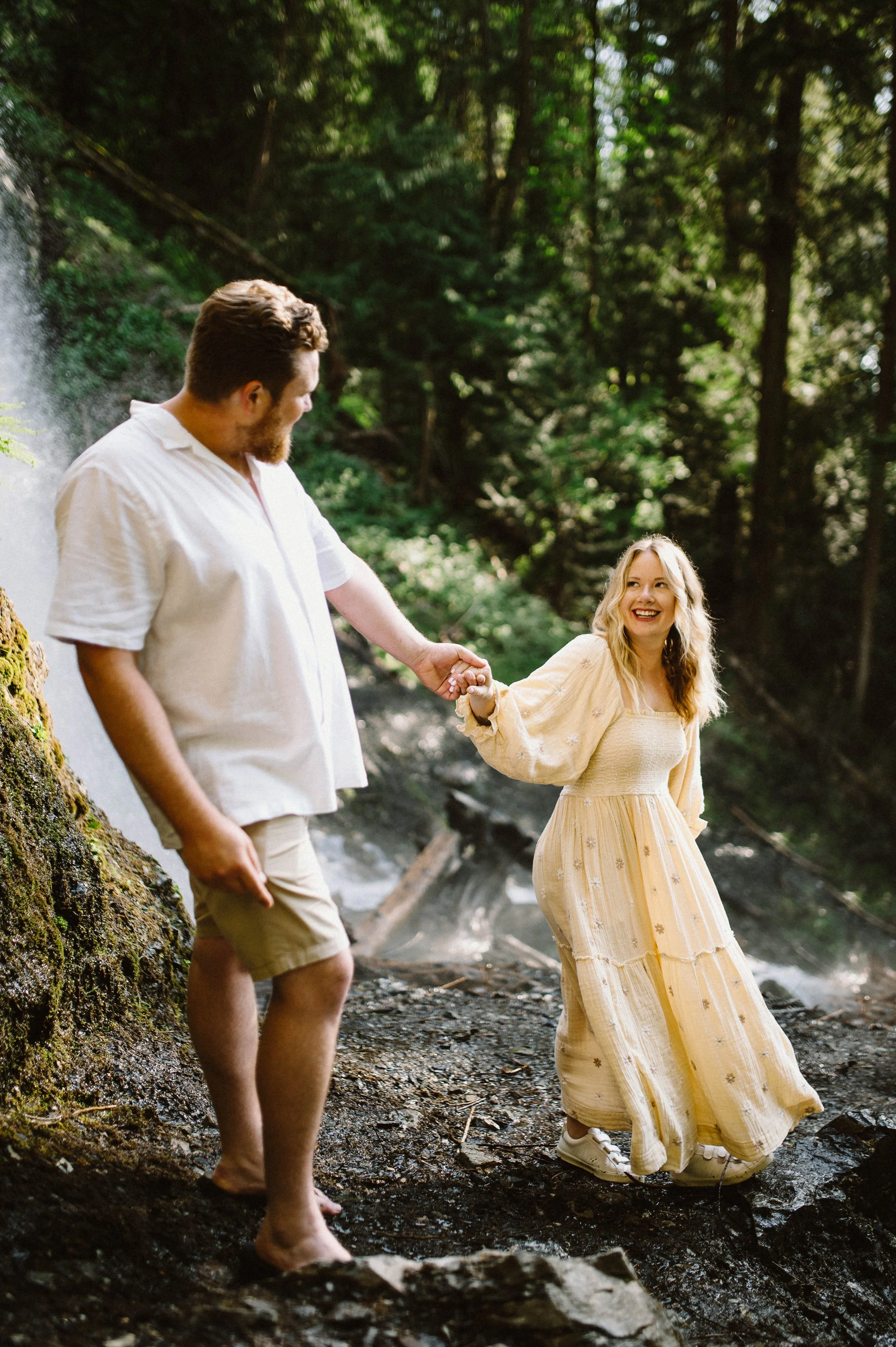 Bridal Veil Falls / Cheam Lake Wetlands Engagement session — Vancouver ...