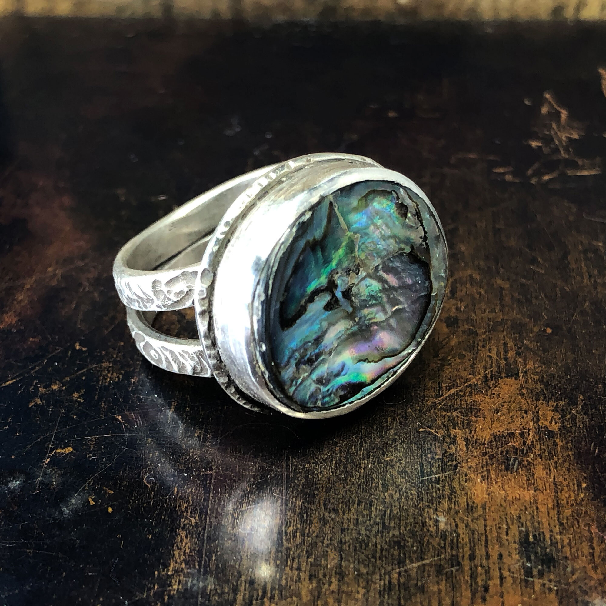 Paua Shell Rings