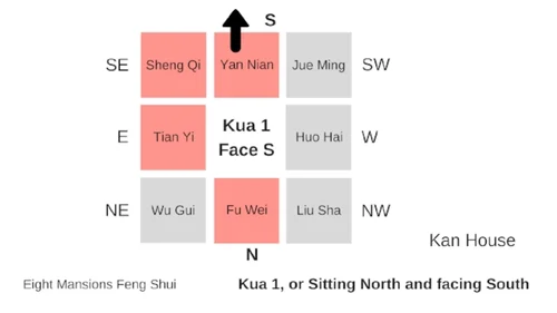 Eight Mansions Feng Shui and the 8 charts — Picture Healer - Feng Shui ...
