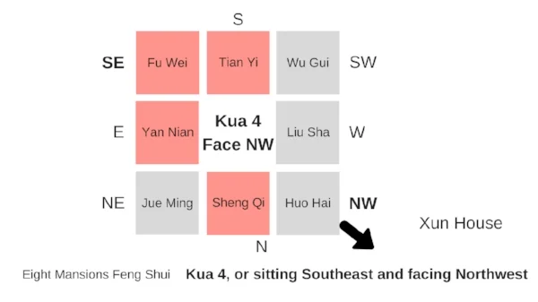 Eight Mansions Feng Shui and the 8 charts — Picture Healer - Feng Shui ...