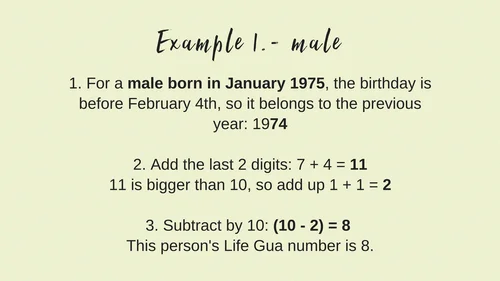 How to calculate your personal Life Gua Number for the Eight Mansion ...