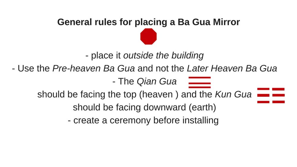Ba Gua Mirror in Feng Shui - use convex or concave? — Picture Healer ...