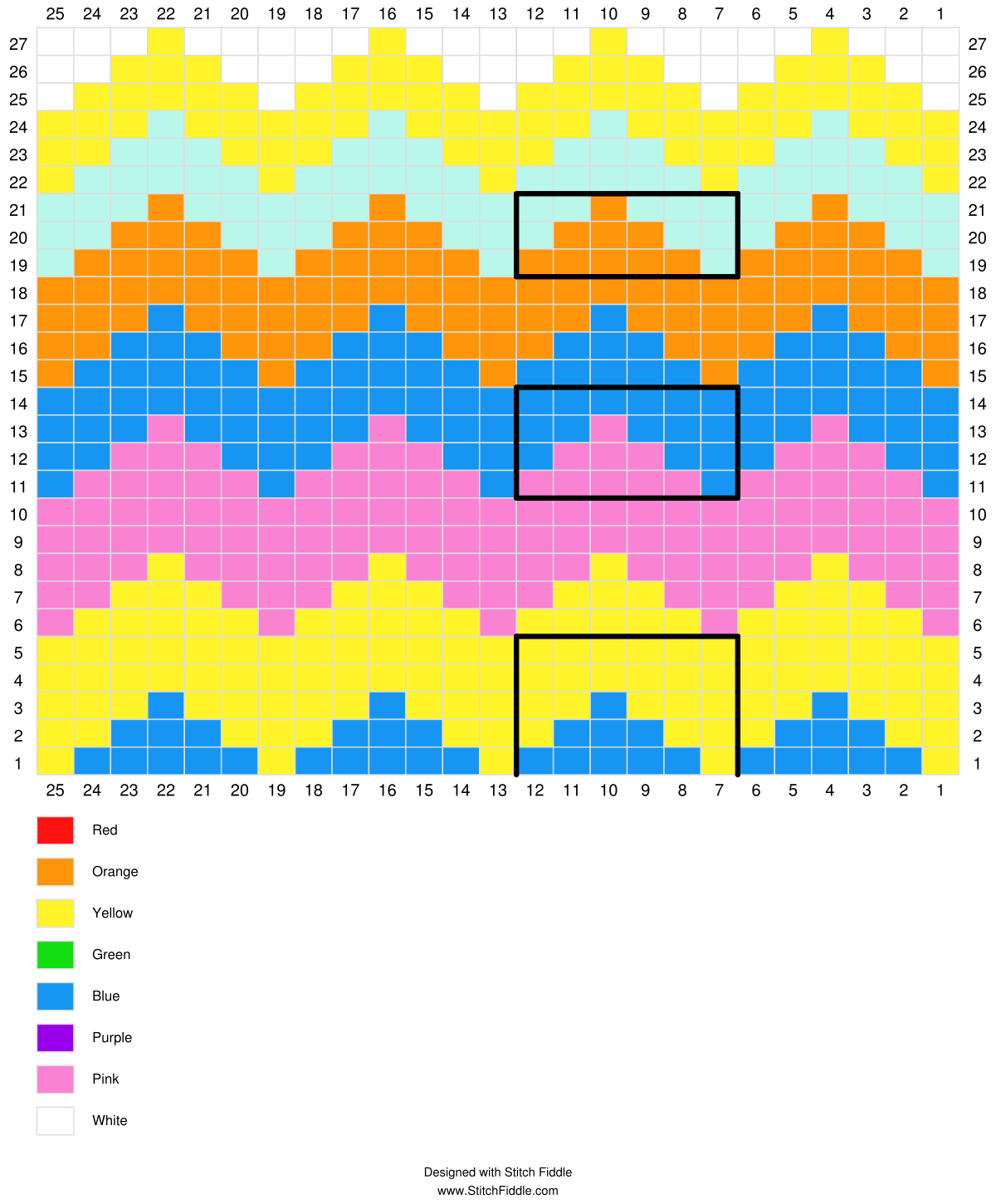 Stitch Fiddle Star Wash Cloth Kickin Crochet