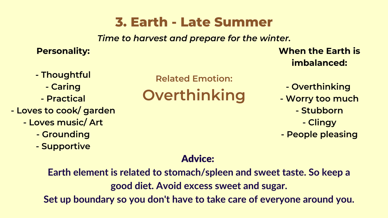 The 5 element personality types - Wood, Fire, Earth, Metal, and Water ...