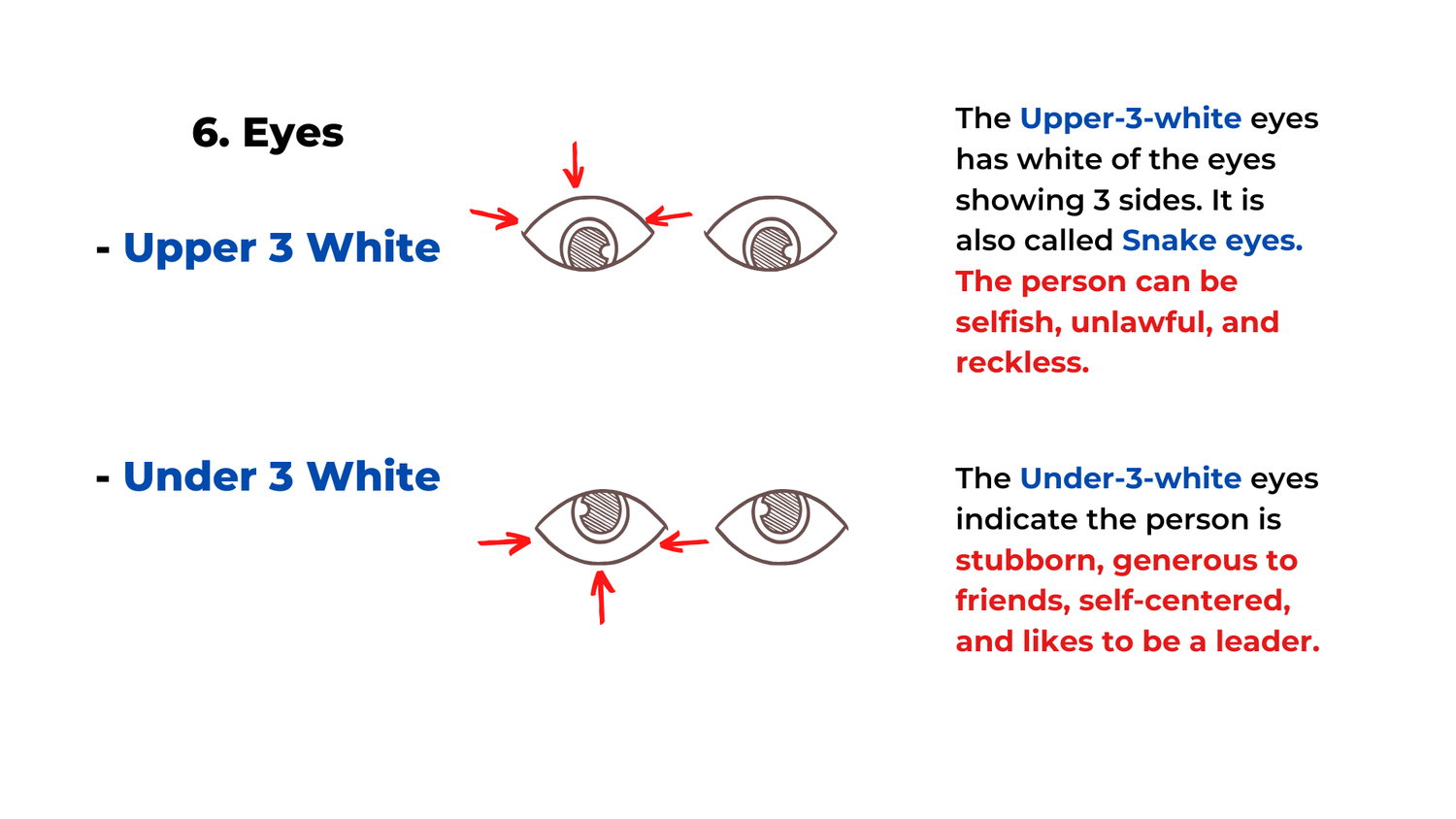 More Chinese face reading - 12 common face features and meanings ...