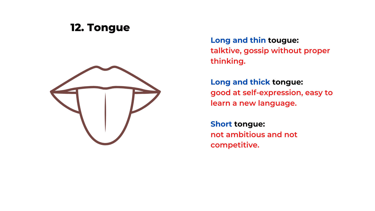 More Chinese face reading - 12 common face features and meanings ...