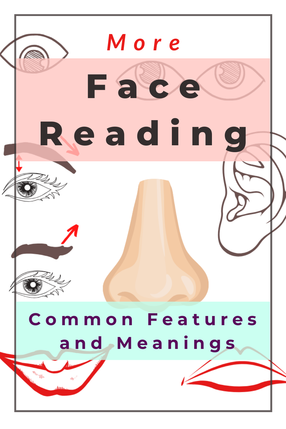 More Chinese face reading - 12 common face features and meanings ...