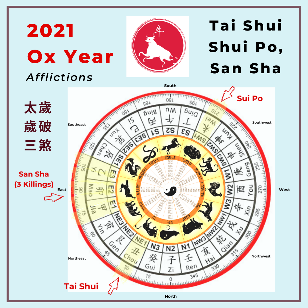 The 2021 Year of Ox Annual Flying Star Feng Shui Chart Analysis and ...