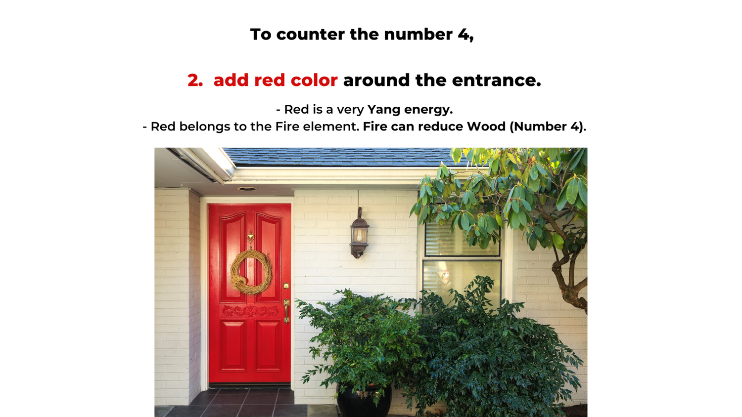 Is house number 4 bad Feng Shui and how to fix it? — Picture Healer ...