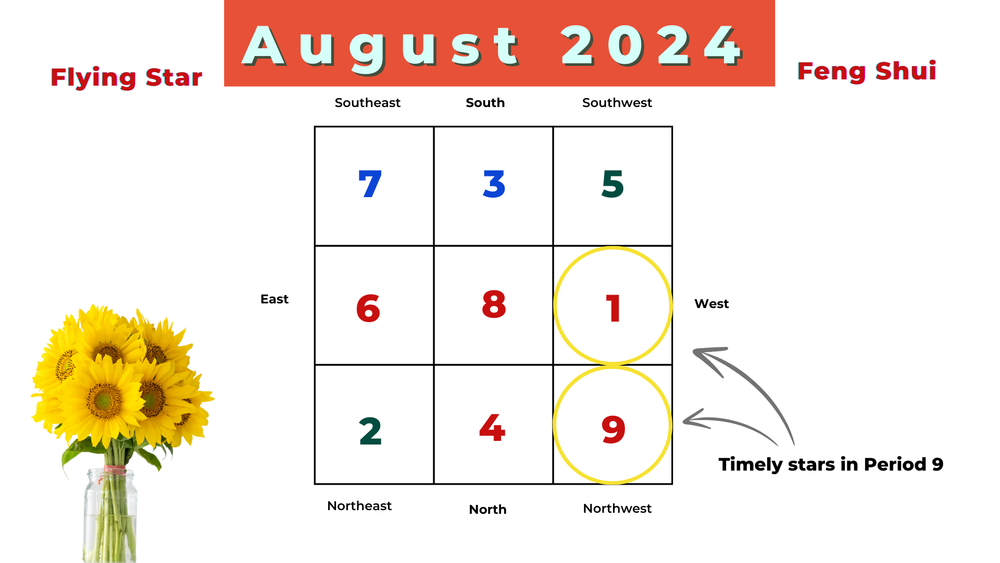 August 2024 Flying Star Feng Shui Chart Analysis and Suggestions ...