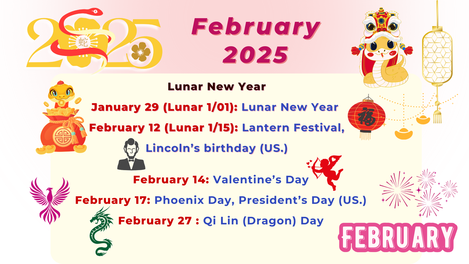 February 2025 Flying Star Feng Shui for the Year of the Snake — Picture ...