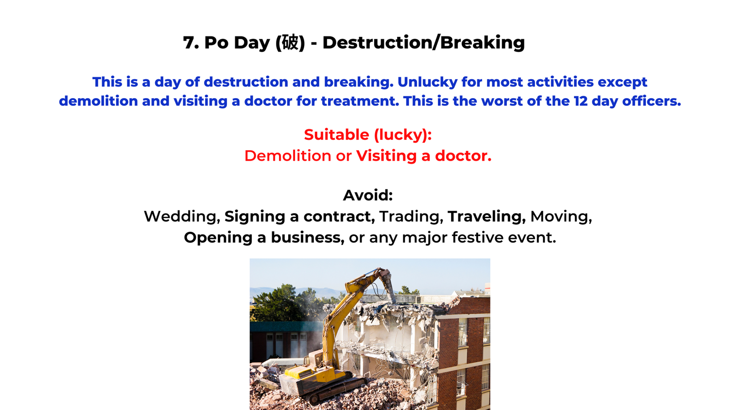 The 12 Day Officers in Traditional Chinese Date-Selection — Picture ...